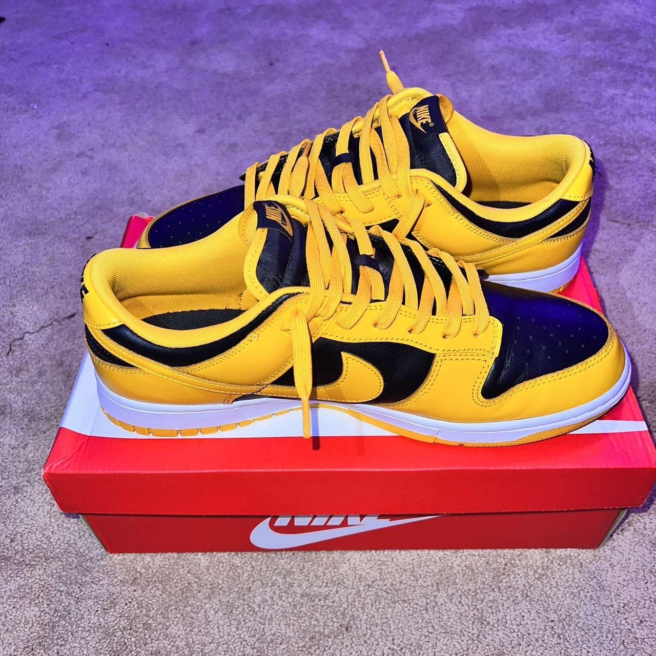 Authentic golden rod Nike dunk low , size men 13,... - Depop