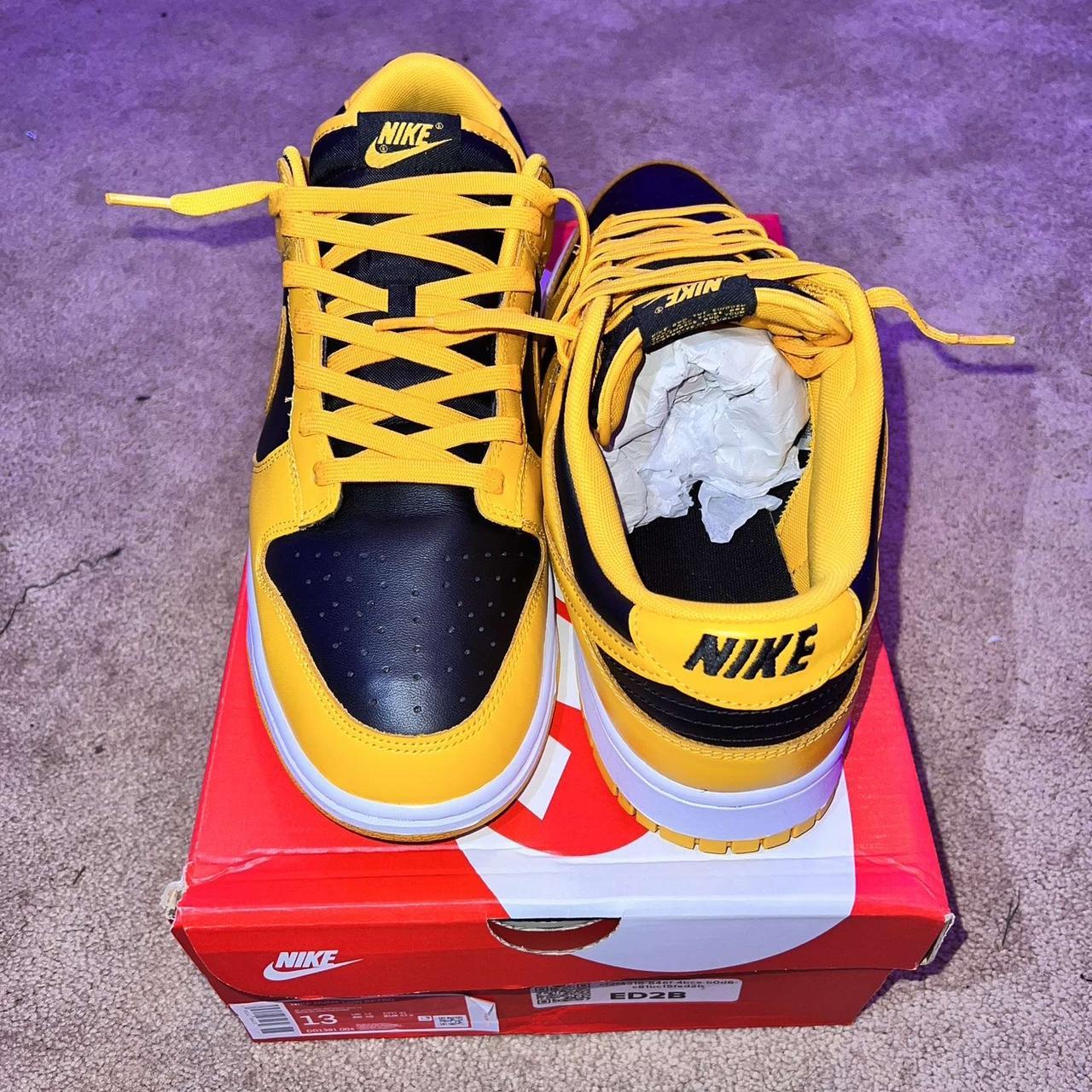 Authentic golden rod Nike dunk low , size men 13,... - Depop