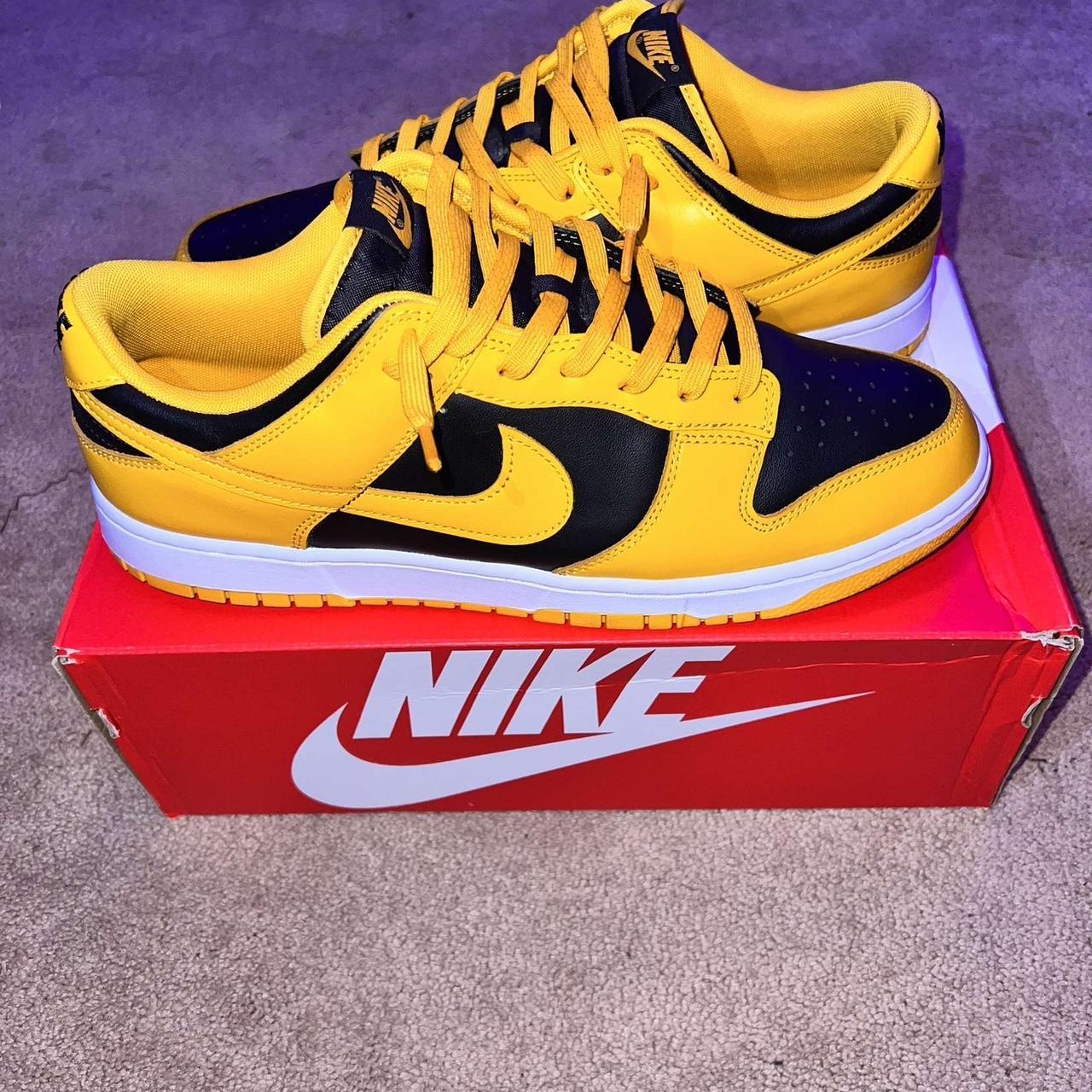 Authentic golden rod Nike dunk low , size men 13,... - Depop