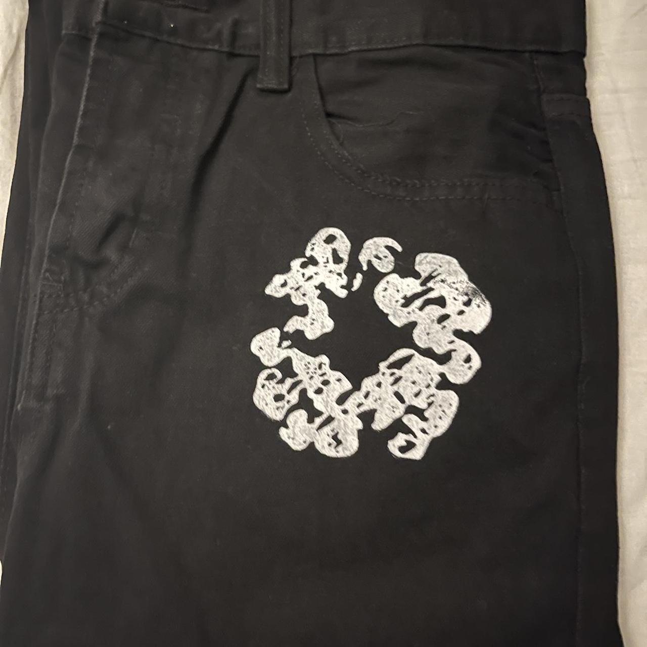 Demon tears Denim (not Levi’s collab) fits small/skinny - Depop