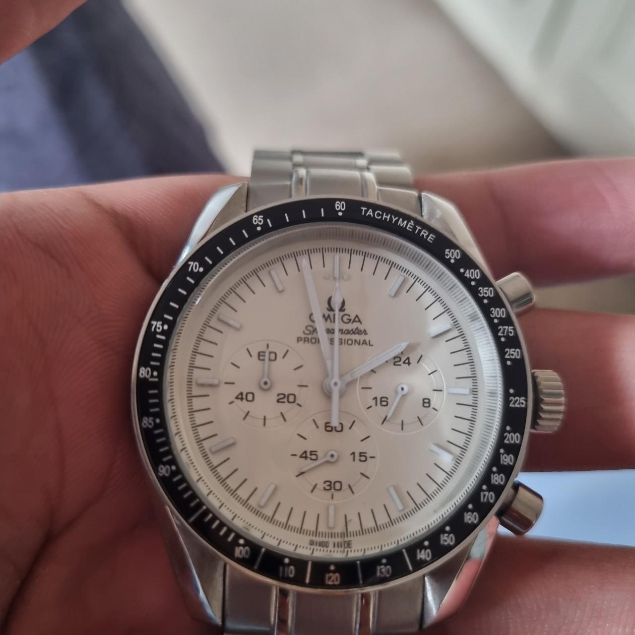 Omega Speedmaster White Dial. Worn once. Brought... - Depop