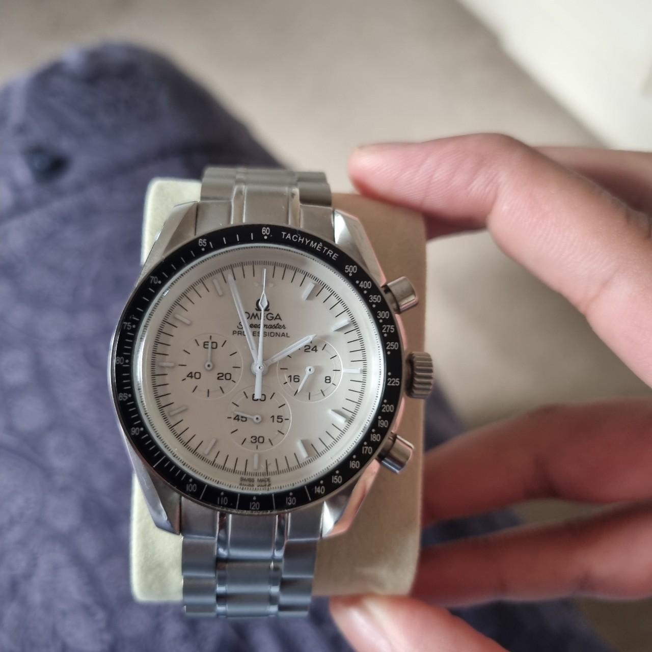 Omega Speedmaster White Dial. Worn once. Brought... - Depop