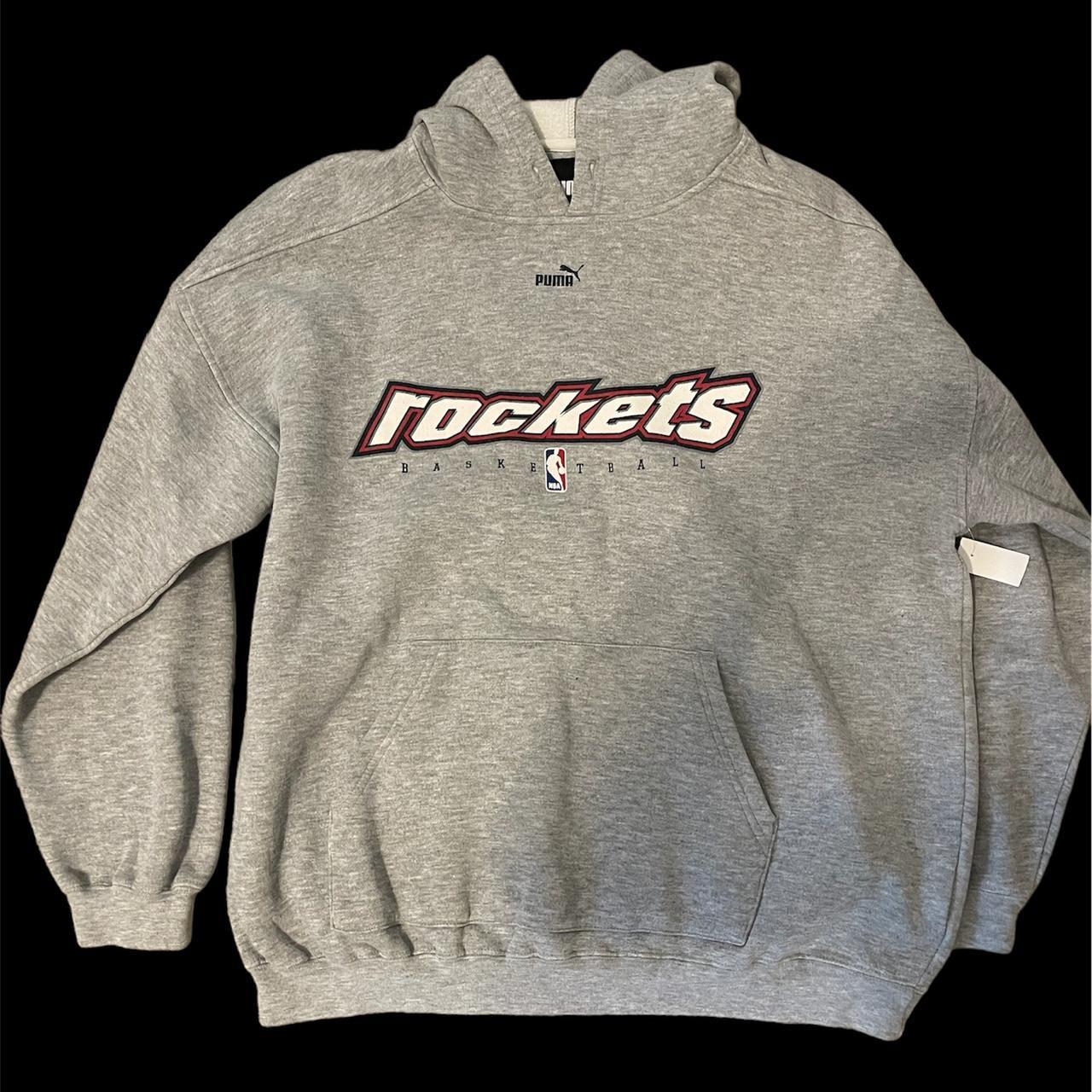 Vintage NBA Houston Rockets Grey... - Depop