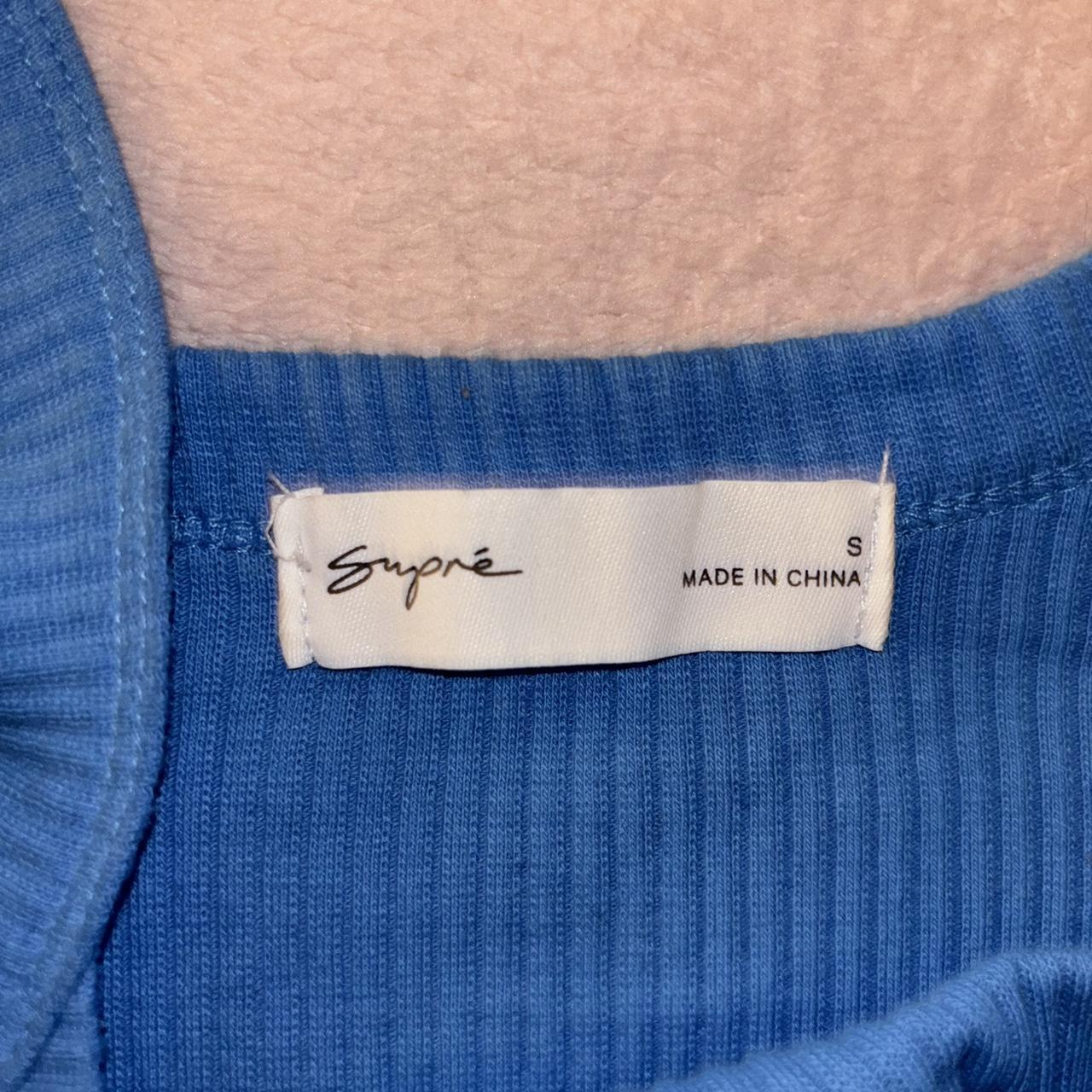 SUPRE - RIRI TANK BLUE size s 💖 - Depop