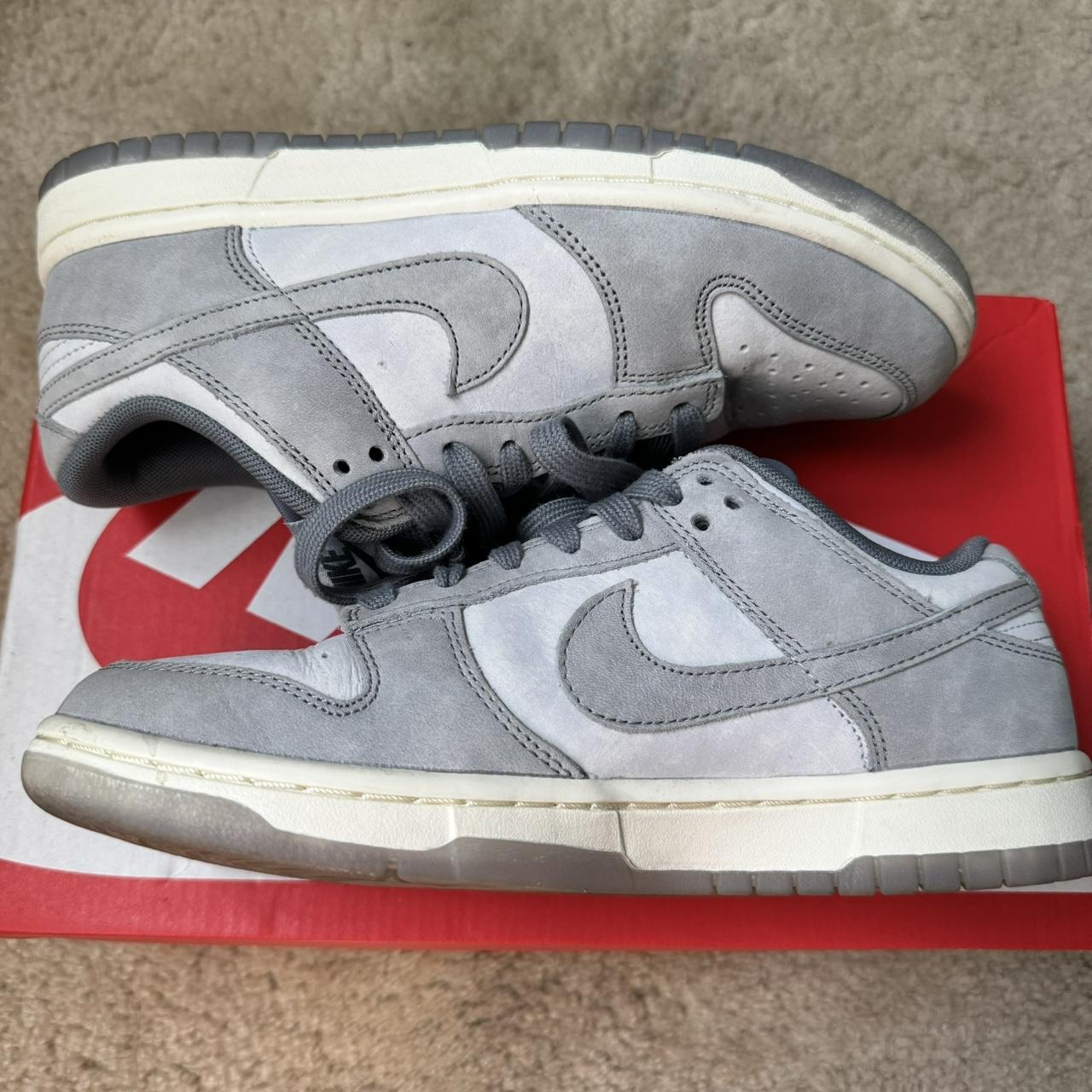 nike marble “cool grey/football grey” dunks slight... - Depop