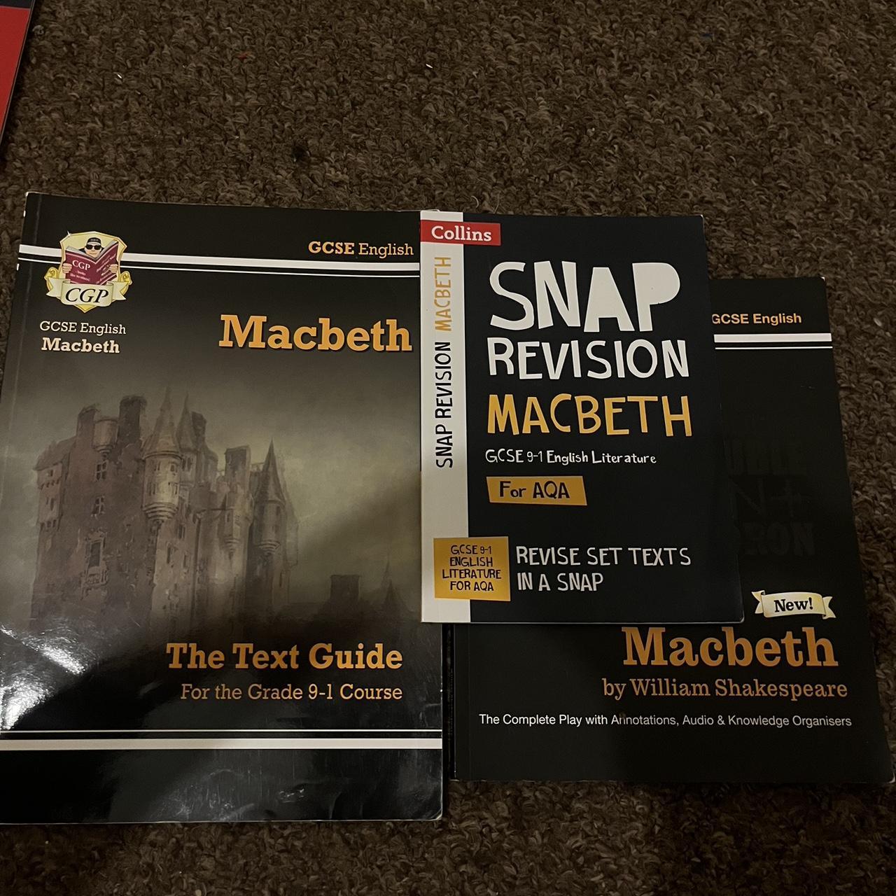 Macbeth text guide Snap revision macbeth Macbeth... - Depop