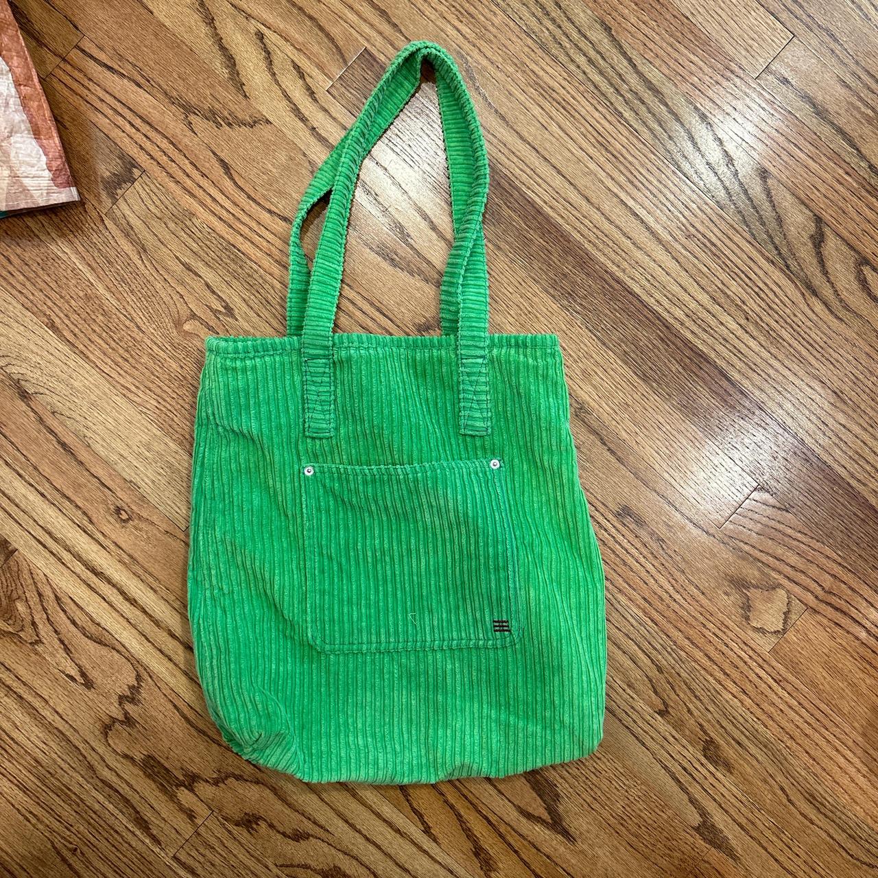 Green BDG corduroy tote bag - perfect for summer and... - Depop