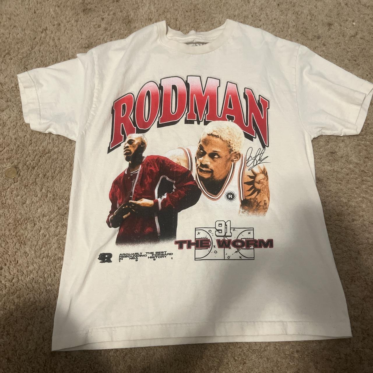 Dennis Rodman Graphic Tee, Excellent Condition, Used - Depop