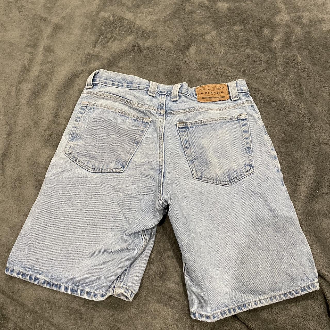 Light wash Jorts - Depop