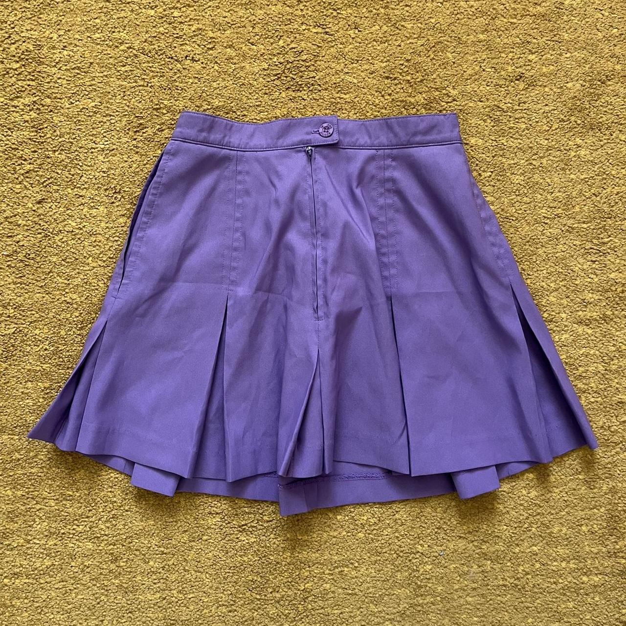 Le Coq Sportif Purpla Tennis Skirt Size: 4 Waist:... - Depop