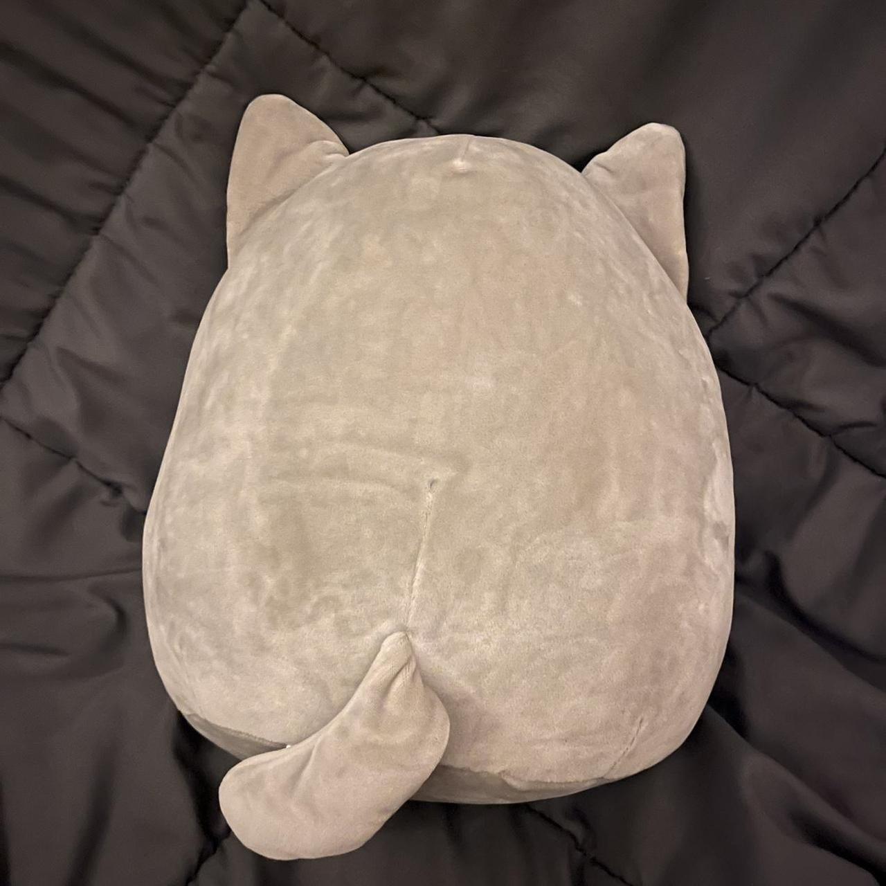 grey tabby cat squishmallow, new condition, no... - Depop