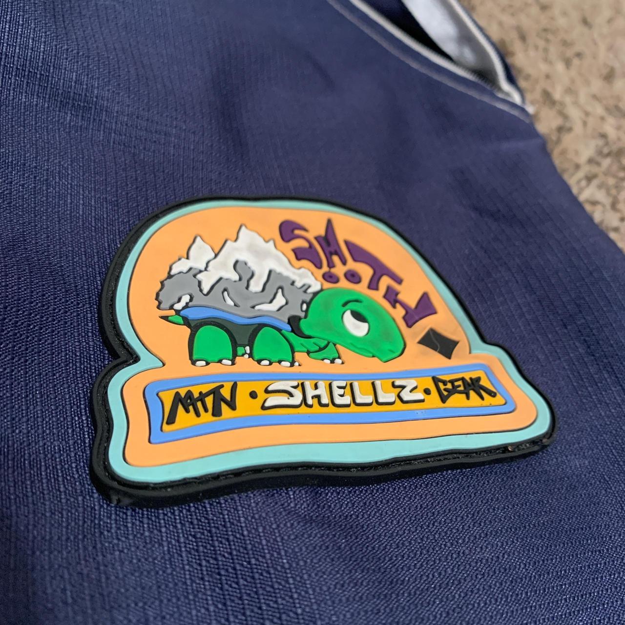 Smooth shellz snow pants. Super baggy. Zipper and... - Depop