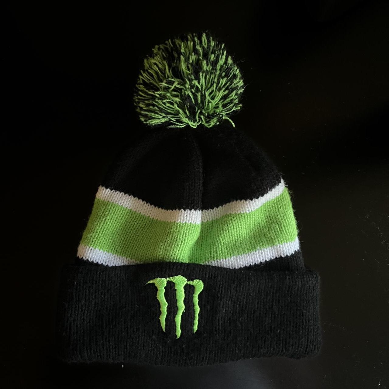 Monster energy drink winter beanie - Depop