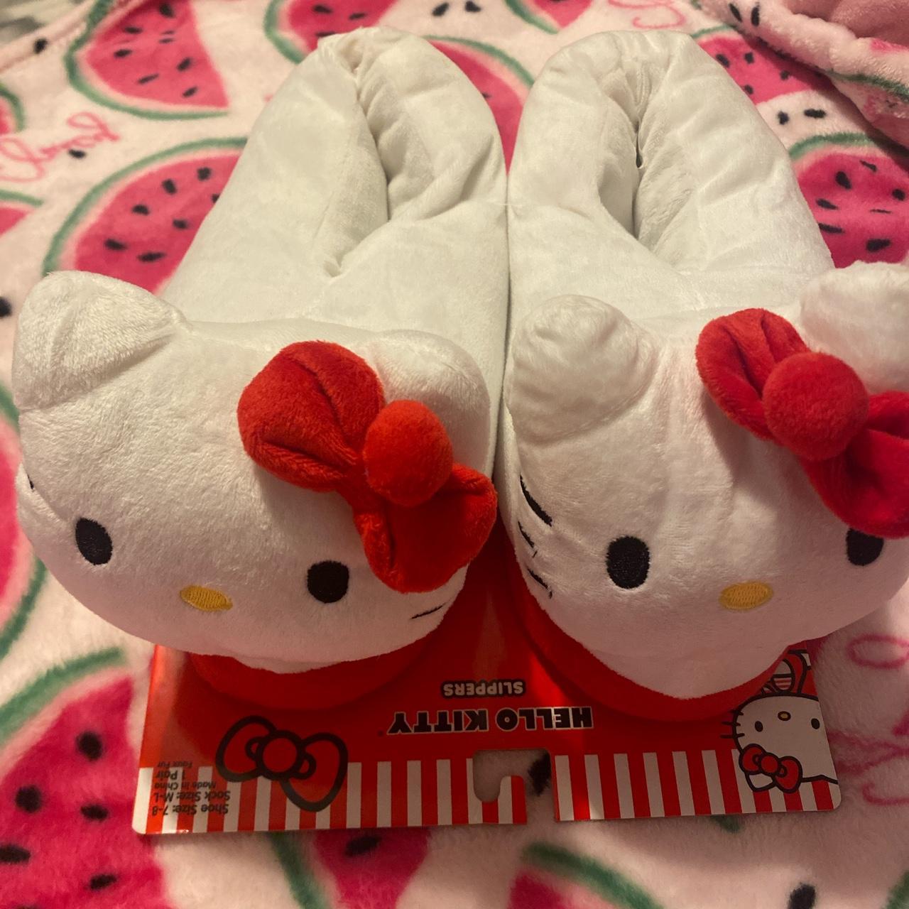 New hello kitty slieppers ! Size in the second pic... - Depop