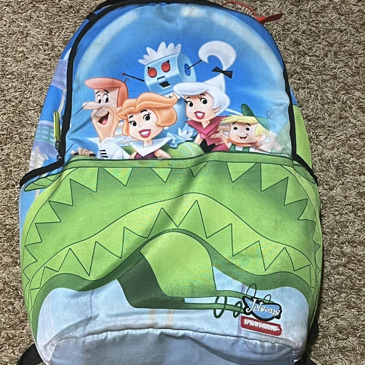 Jetsons backpack with a fun design back zipper... - Depop