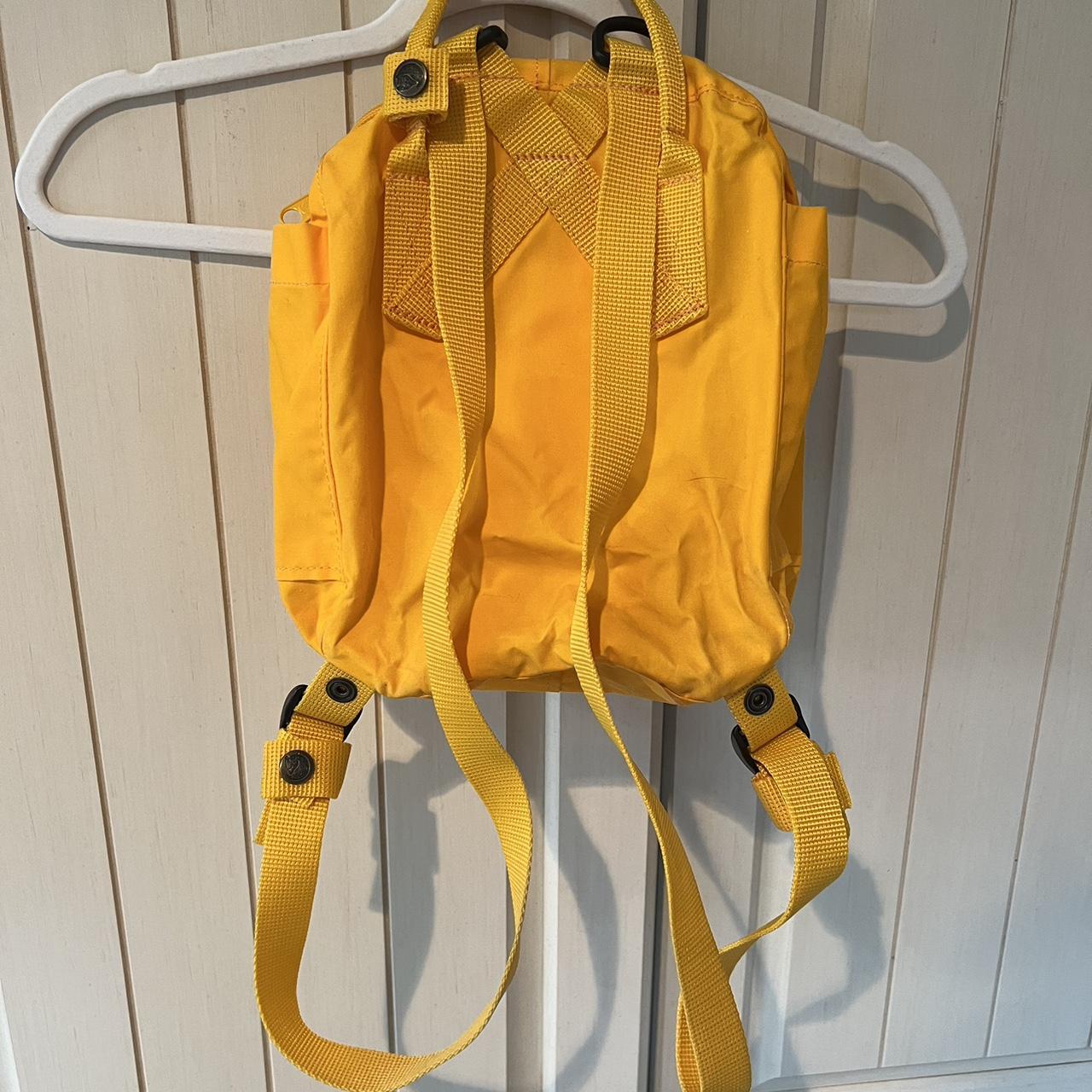Yellow Fjallraven Kanken Mini Back Pack - Depop