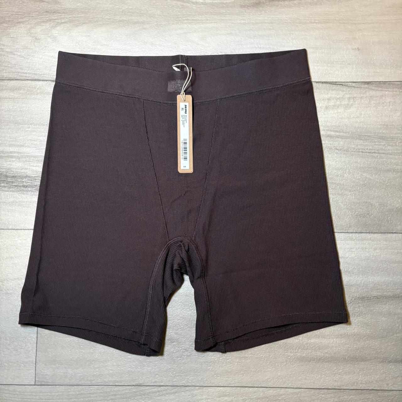 skims soft lounge rib boxer in phoenix Size medium... | Depop