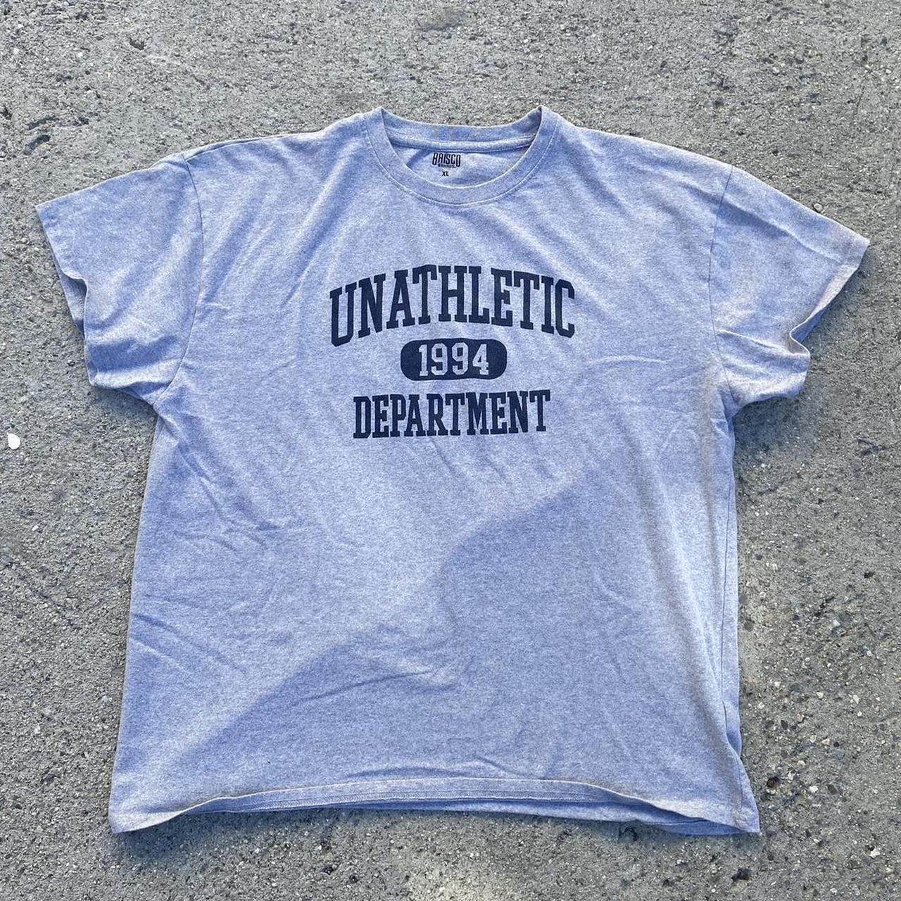 Unathletic Department Shirt Cool/funny workout... - Depop