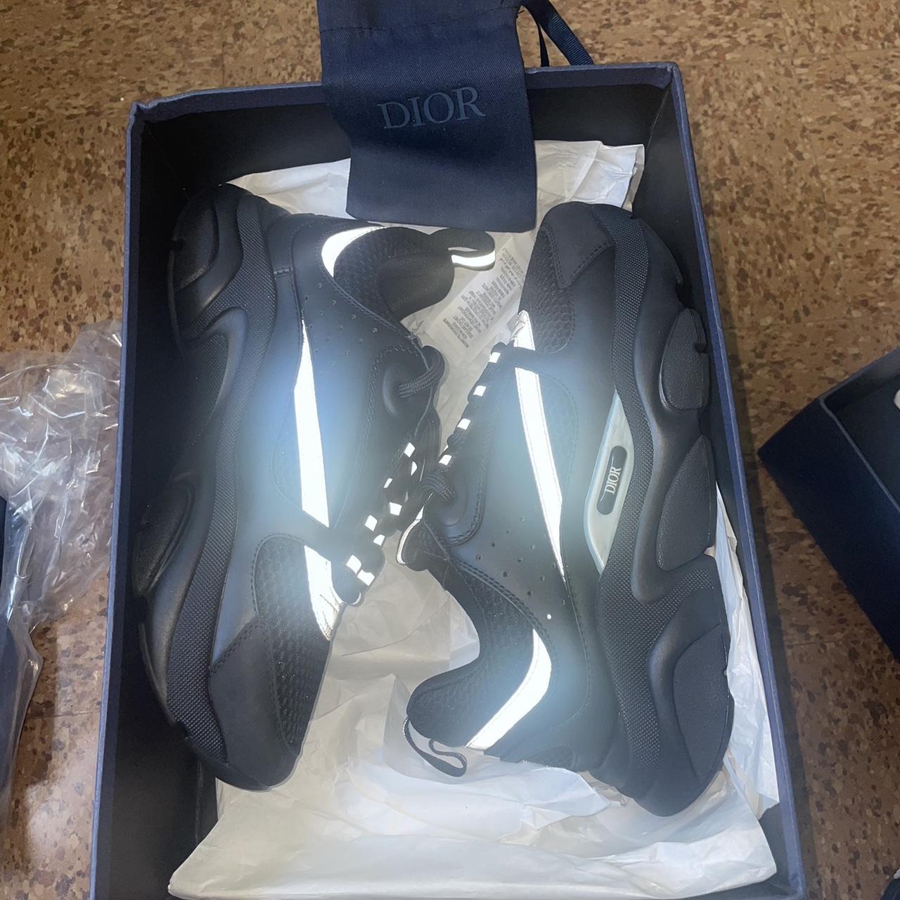 Dior B22 ‘Black Reflective’ Size 8 Men (41) Brand... - Depop