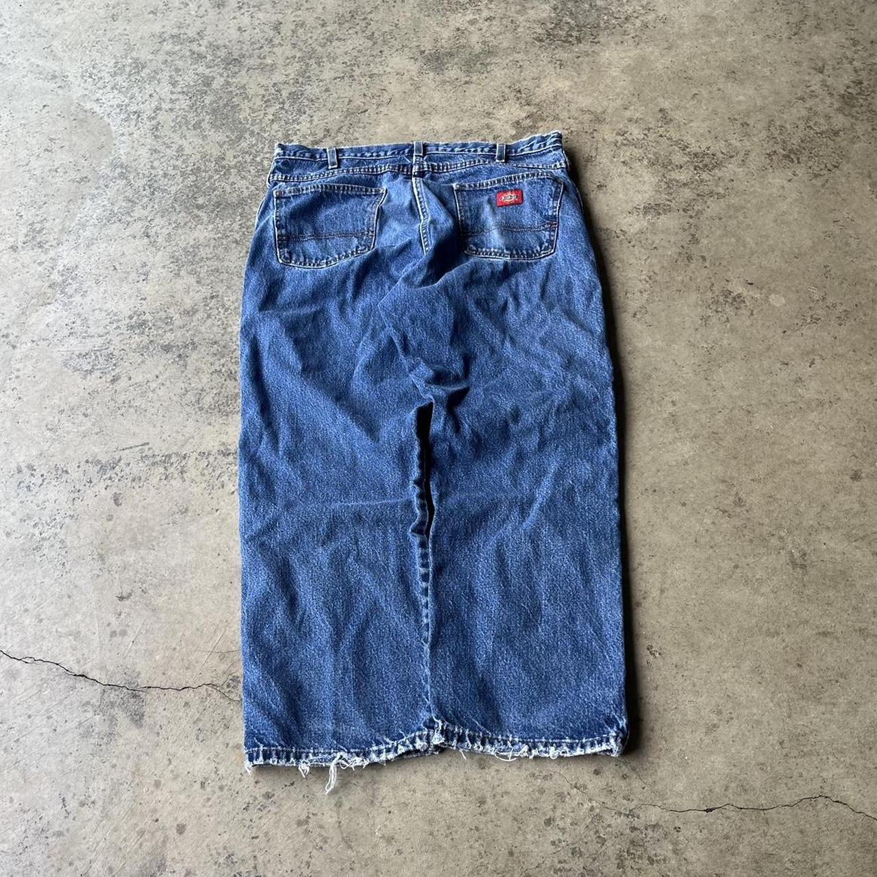 Vintage Y2K Dickies Blue Denim Jeans Size... | Depop