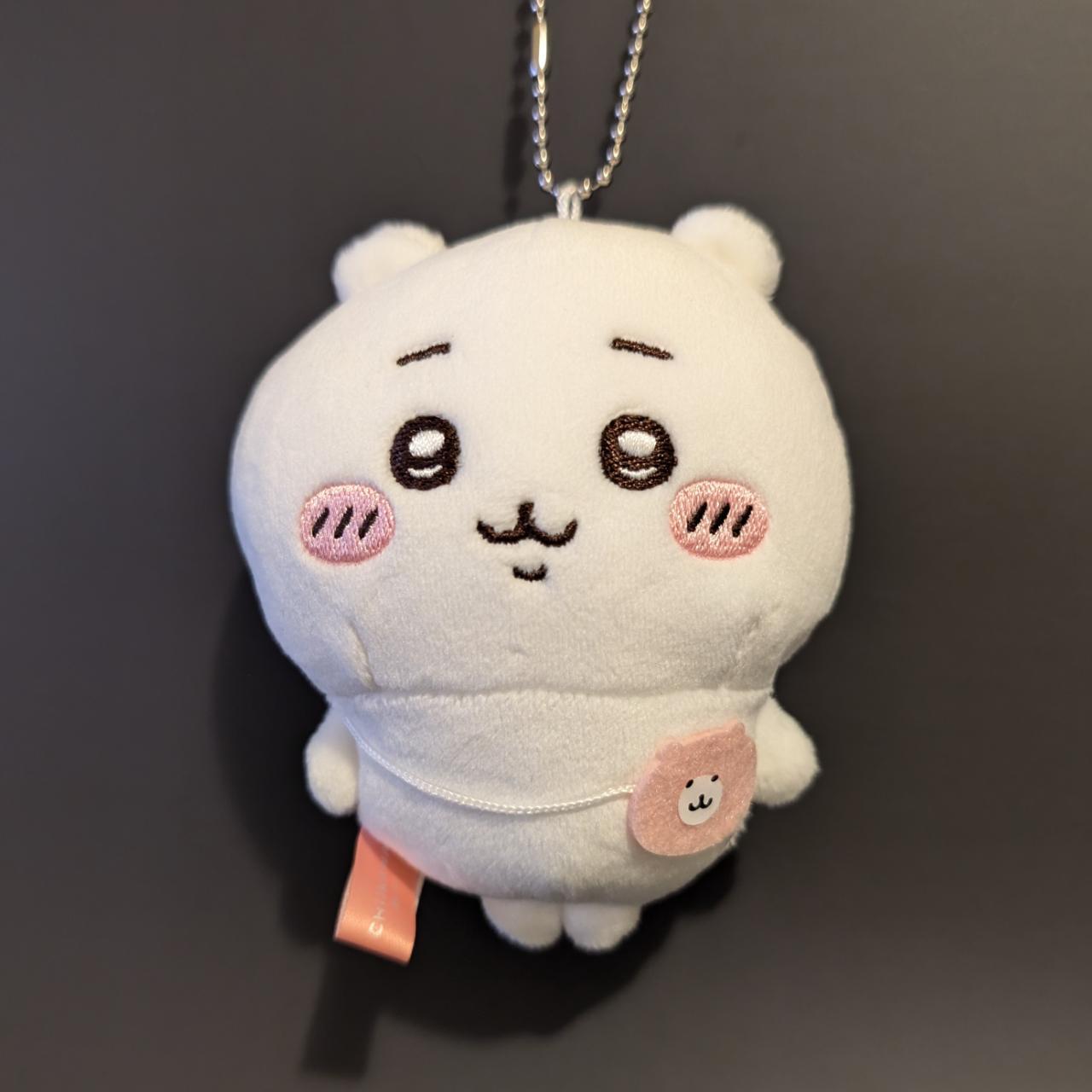 Chiikawa Bear Gamaguchi Pouch Plush Keychain Miniso... | Depop