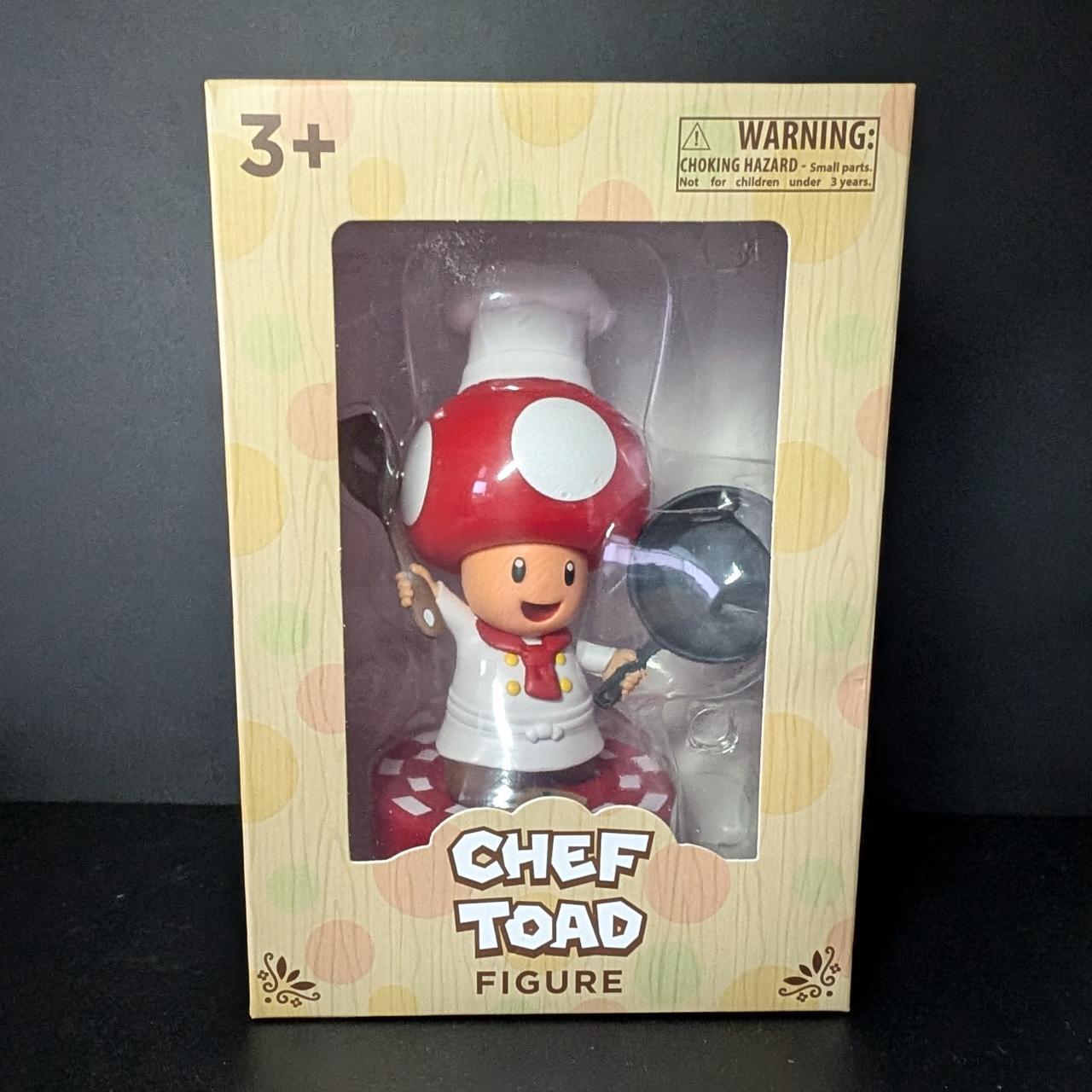 Super Nintendo World Chef Toad Figure Statue Mario... | Depop