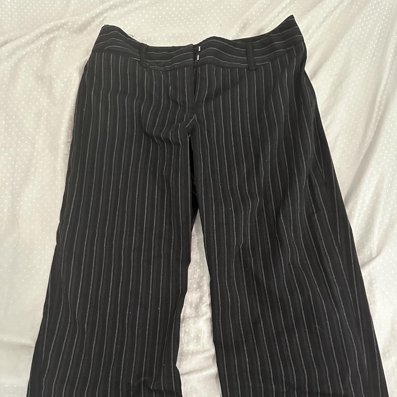 Pinstripe office siren business casual vintage... - Depop