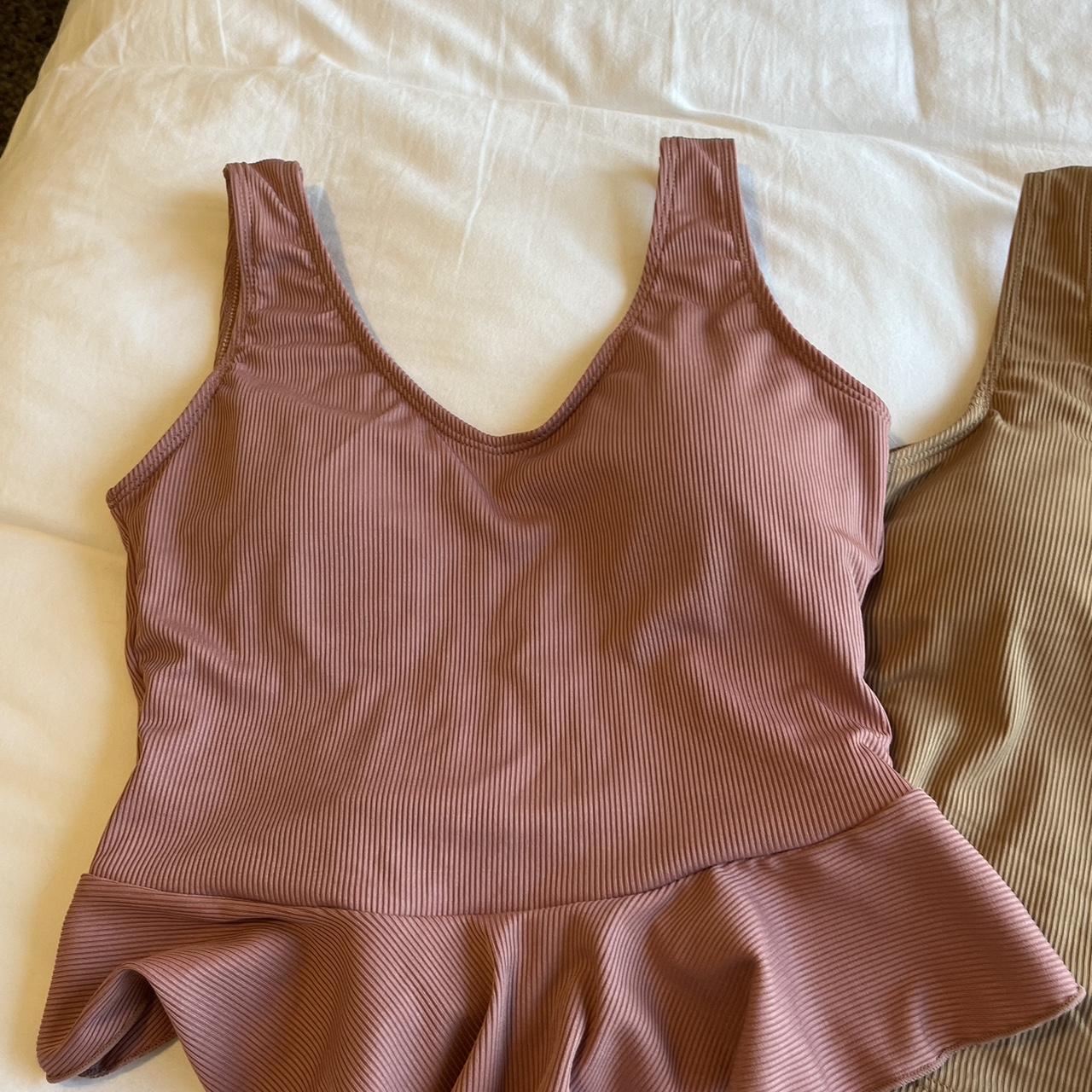 Janela Bay swimsuit tops bundle ribbed... - Depop