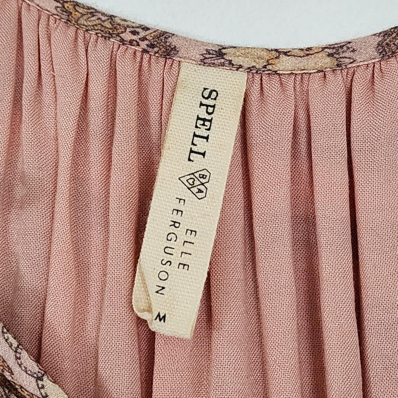 Spell x Elle Ferguson Rumor Ruffle Maxi M EUC ~ worn... | Depop