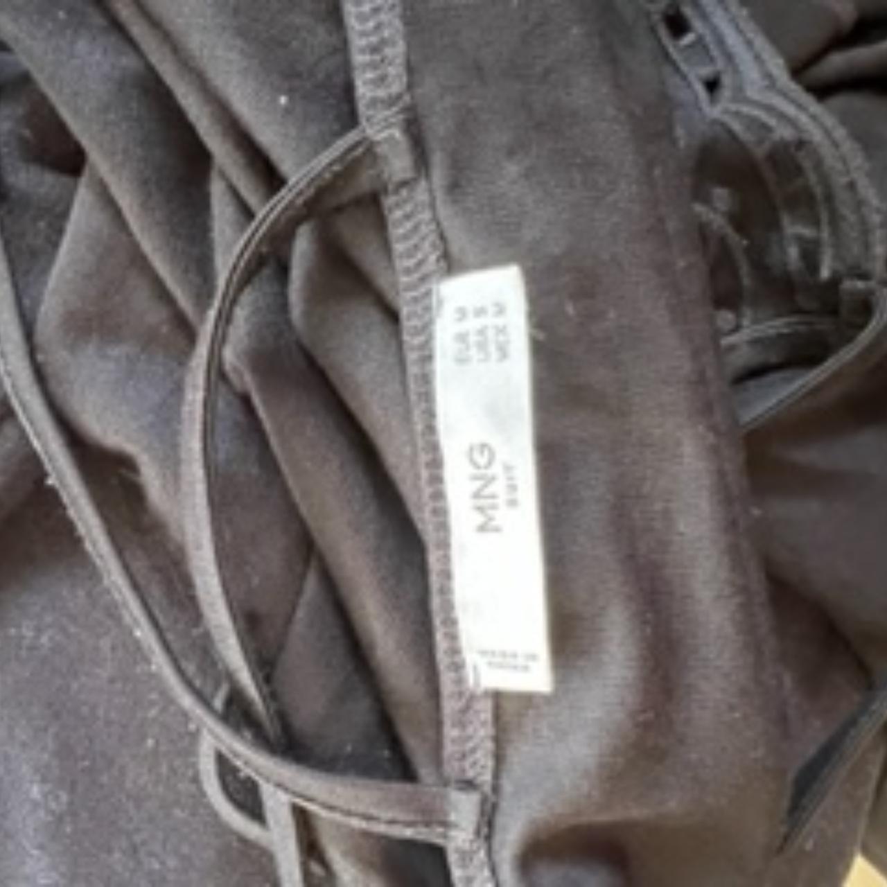 Mango Black Strappy Sundress Size M - Depop