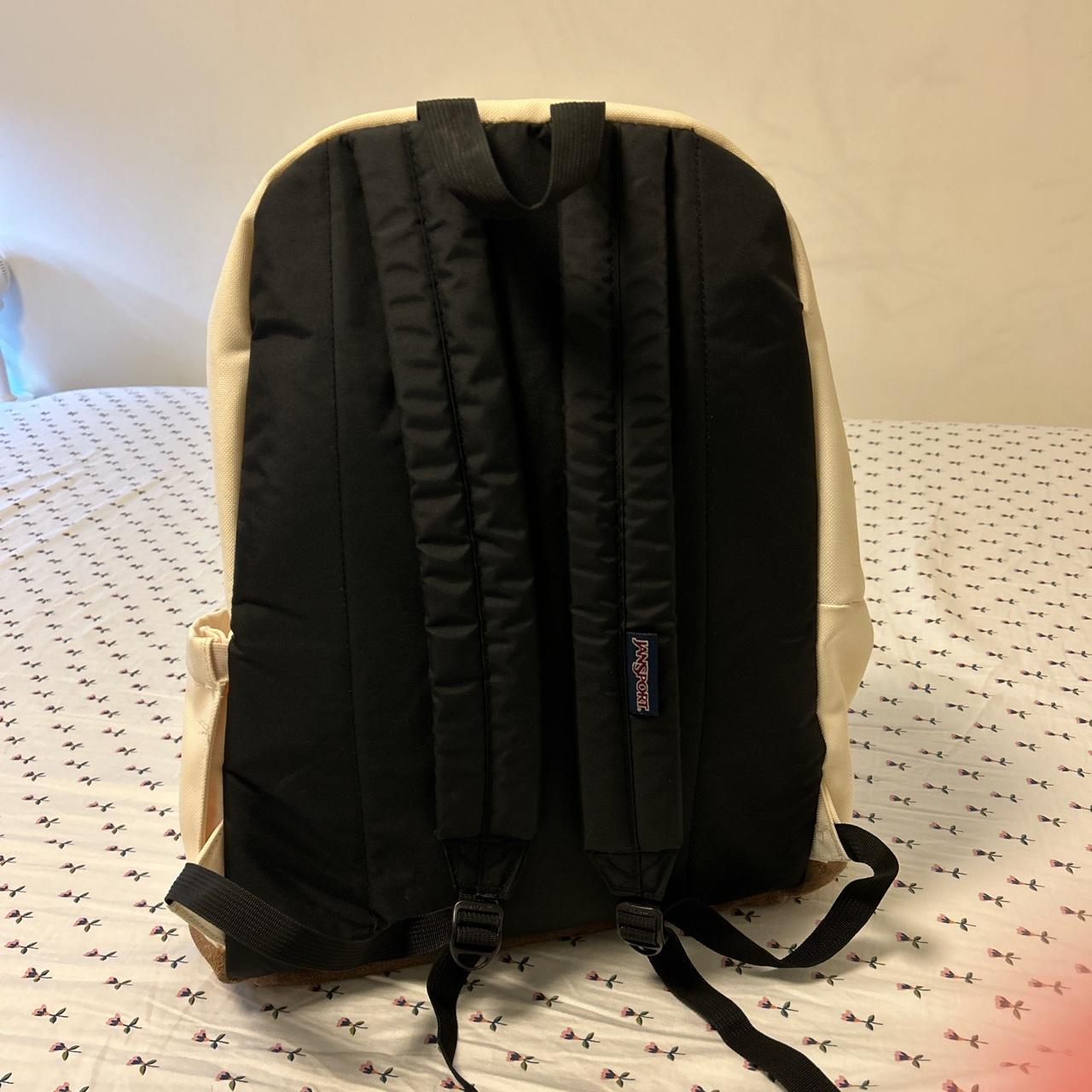 Coconut color Jansport Right Pack Backpack Lightly... - Depop