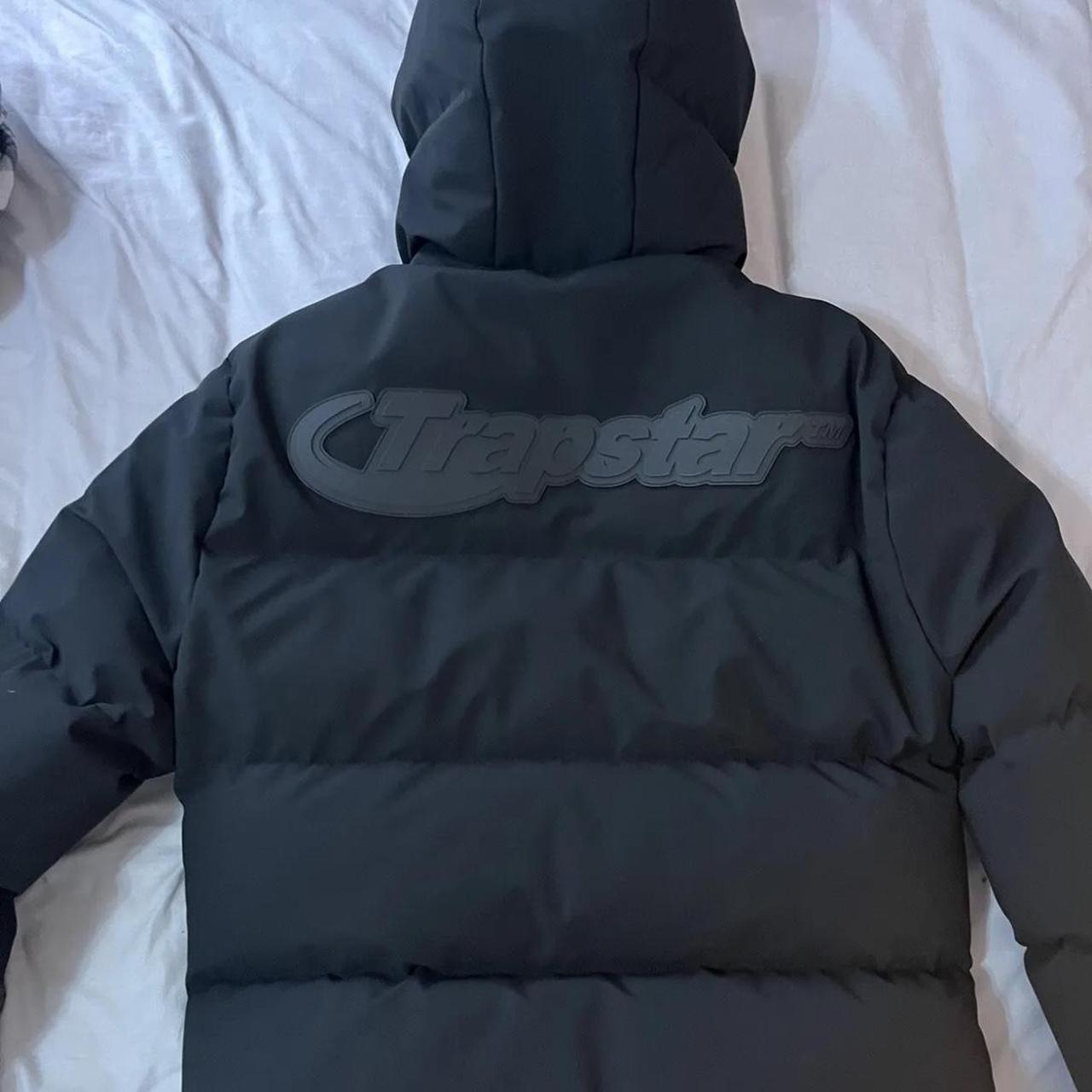 Black Trapstar Hyper Drive Puffer Jacket Size... - Depop