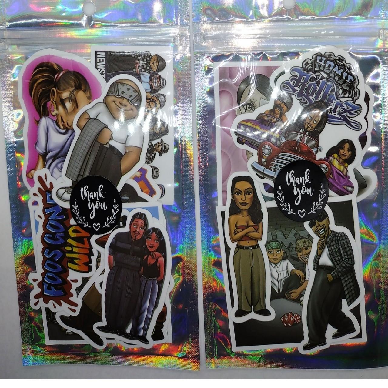 10 MYSTERY HOMIE FIGURES STICKER PACK ♡ Sticker... - Depop