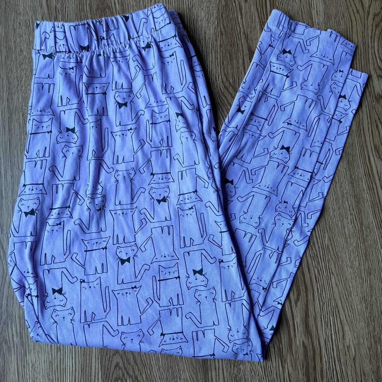 Joe boxer purple pajama pants with cats on it. soft... - Depop