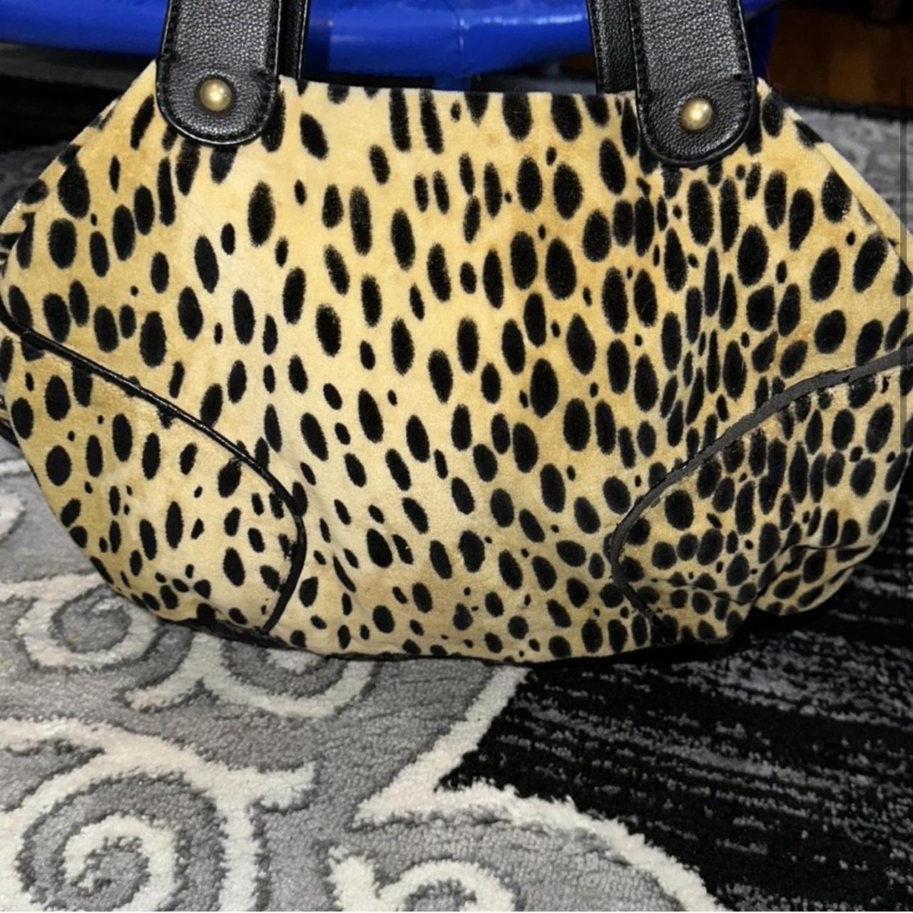 Vintage leopard juicy couture purse No stains in the... - Depop