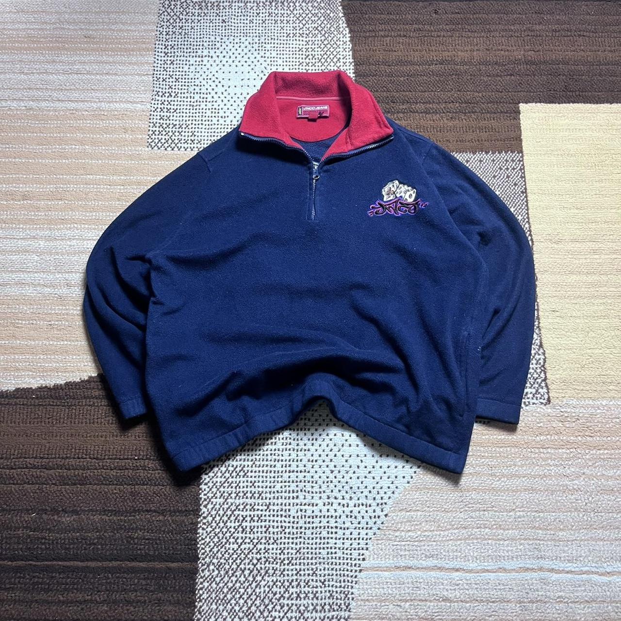 2000s y2k jnco quarter zip fleece - flawless - cool... | Depop