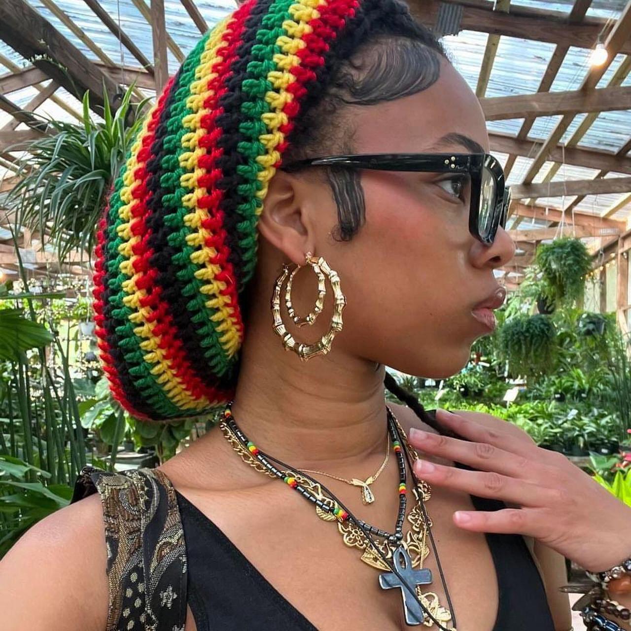 Crochet loc sock 𐙚 Perfect accessory for the... | Depop