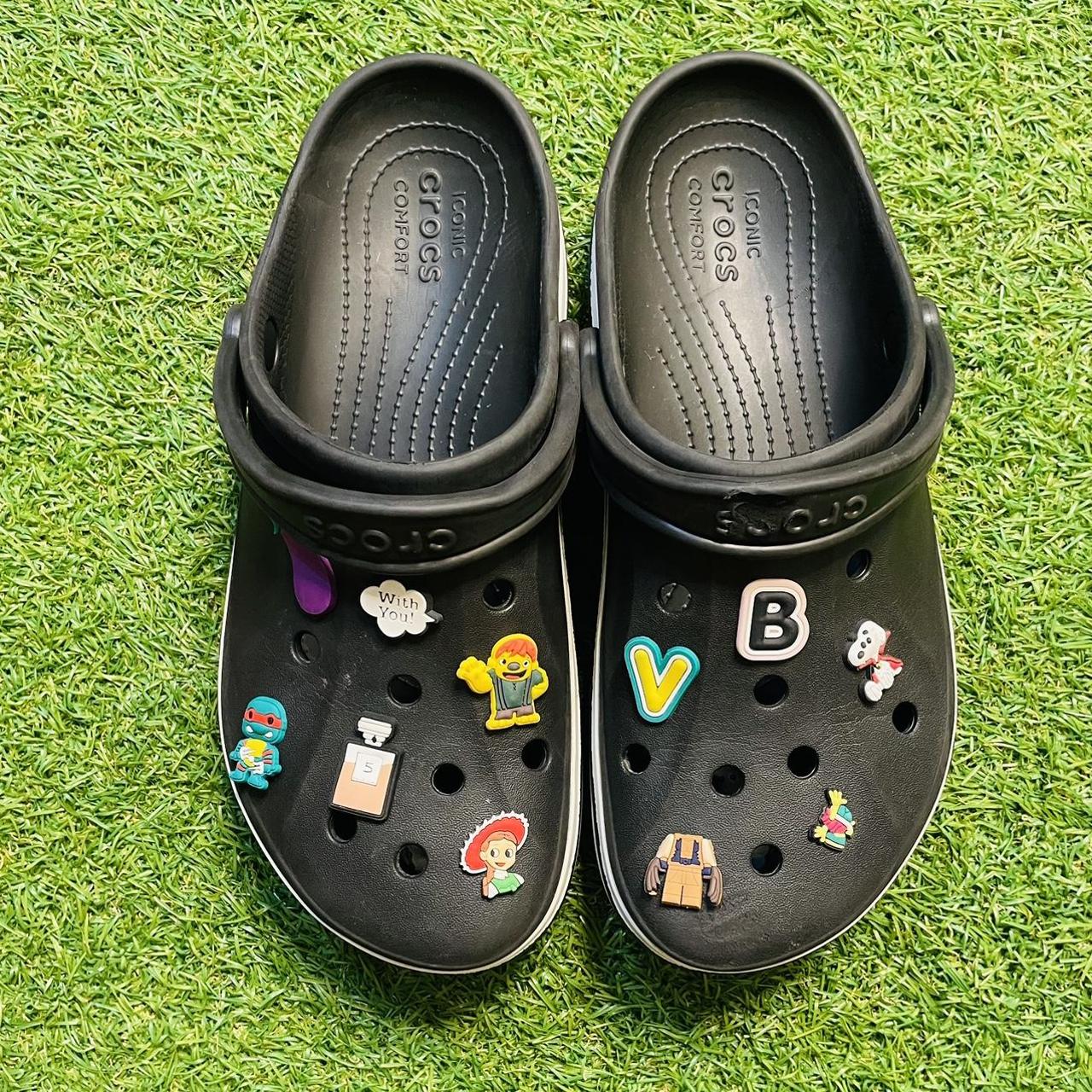 Vintage Iconic Crocs Custom Mens-Unisex Minimal... - Depop