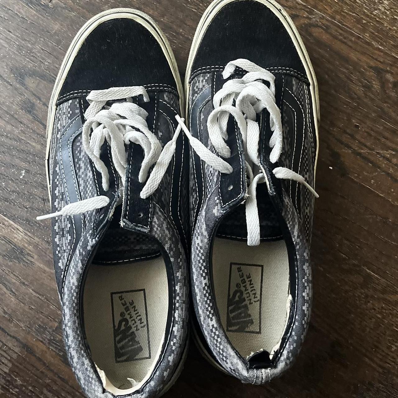 Vans x number nine old skool Size 9 fits bigger I... - Depop