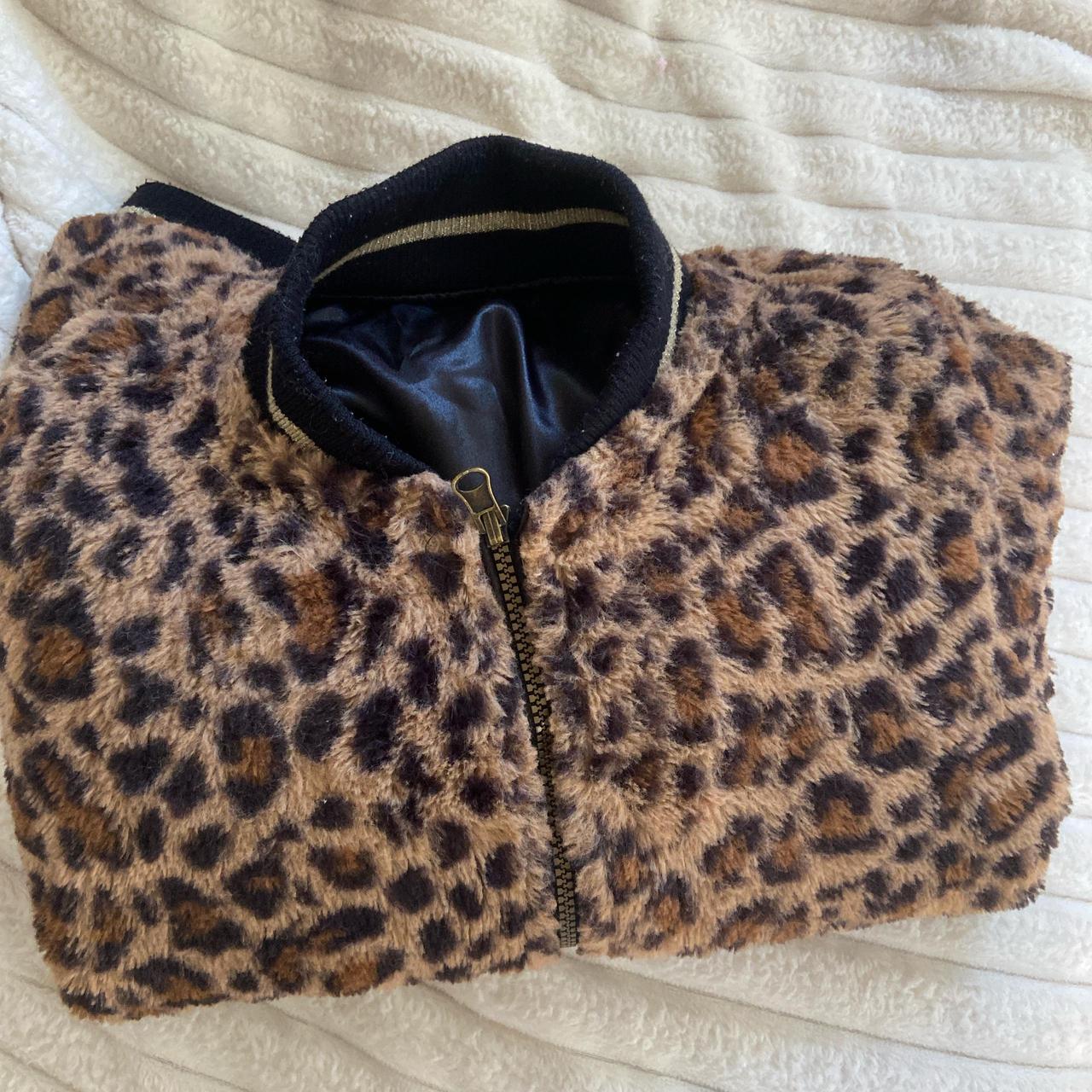 Kids cheetah print jacket. Looks adorable paired... - Depop