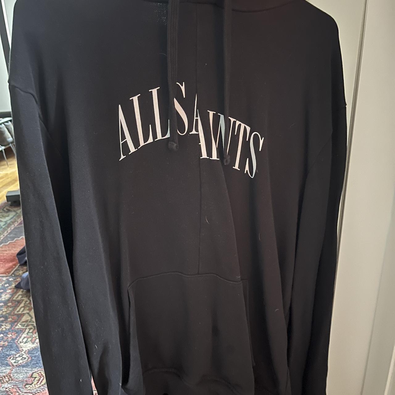 Men’s all saints hoodie size small worn 1 time - Depop