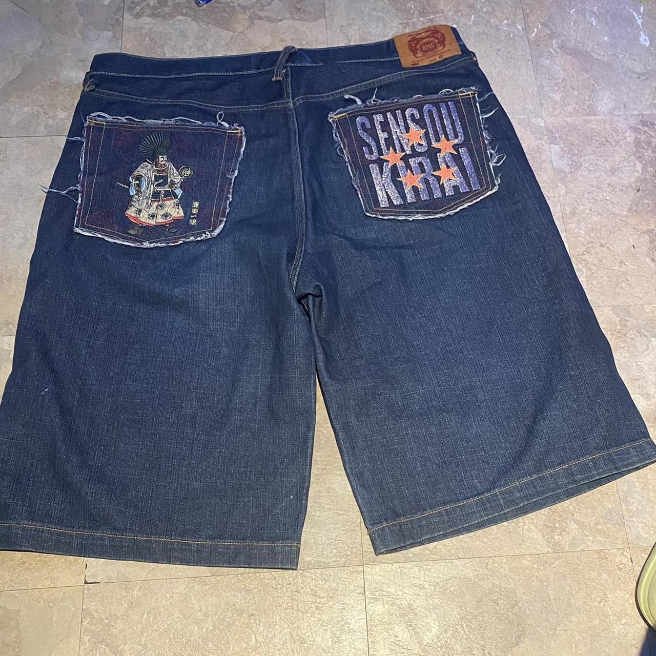 sensou kirai jorts perfect condition - Depop