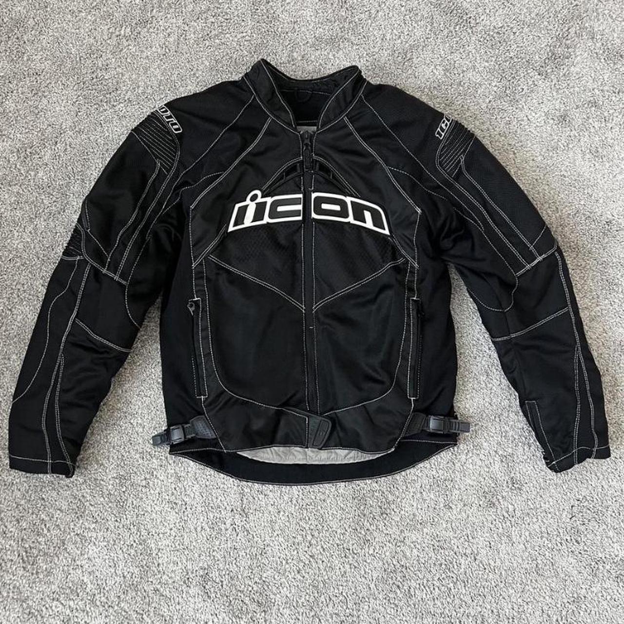 Icon Contra Motorcycle Jacket. All stitching is... - Depop