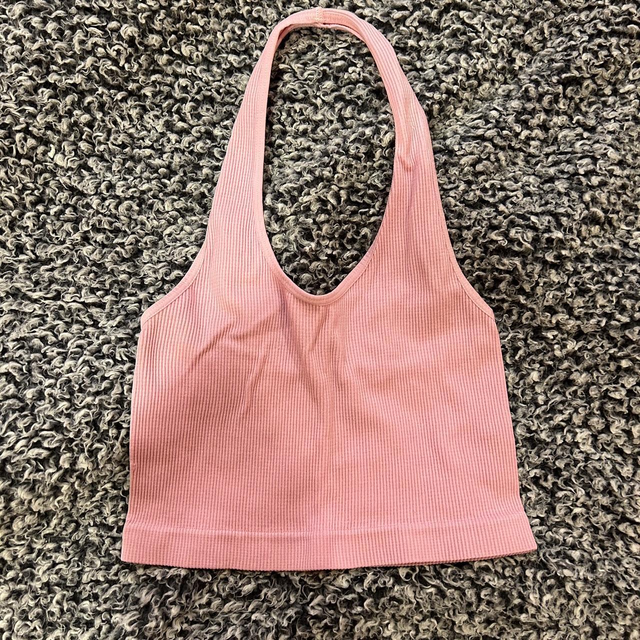 Light Pink Halter Top To Wear In The Summer Depop