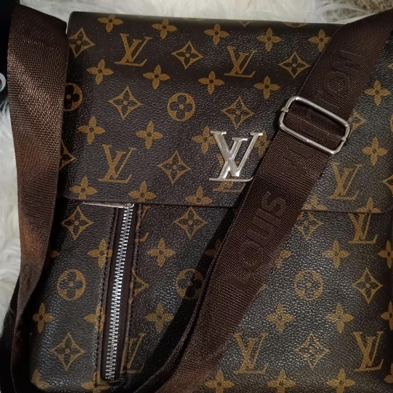 Louis Vuitton men’s bag. Lv/ Louis Vuitton engraved... - Depop