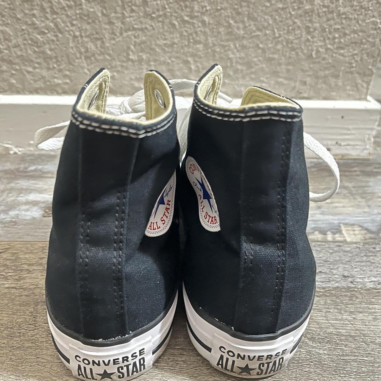 Black Converse - Chunk Taylor All Star Size: womens... - Depop