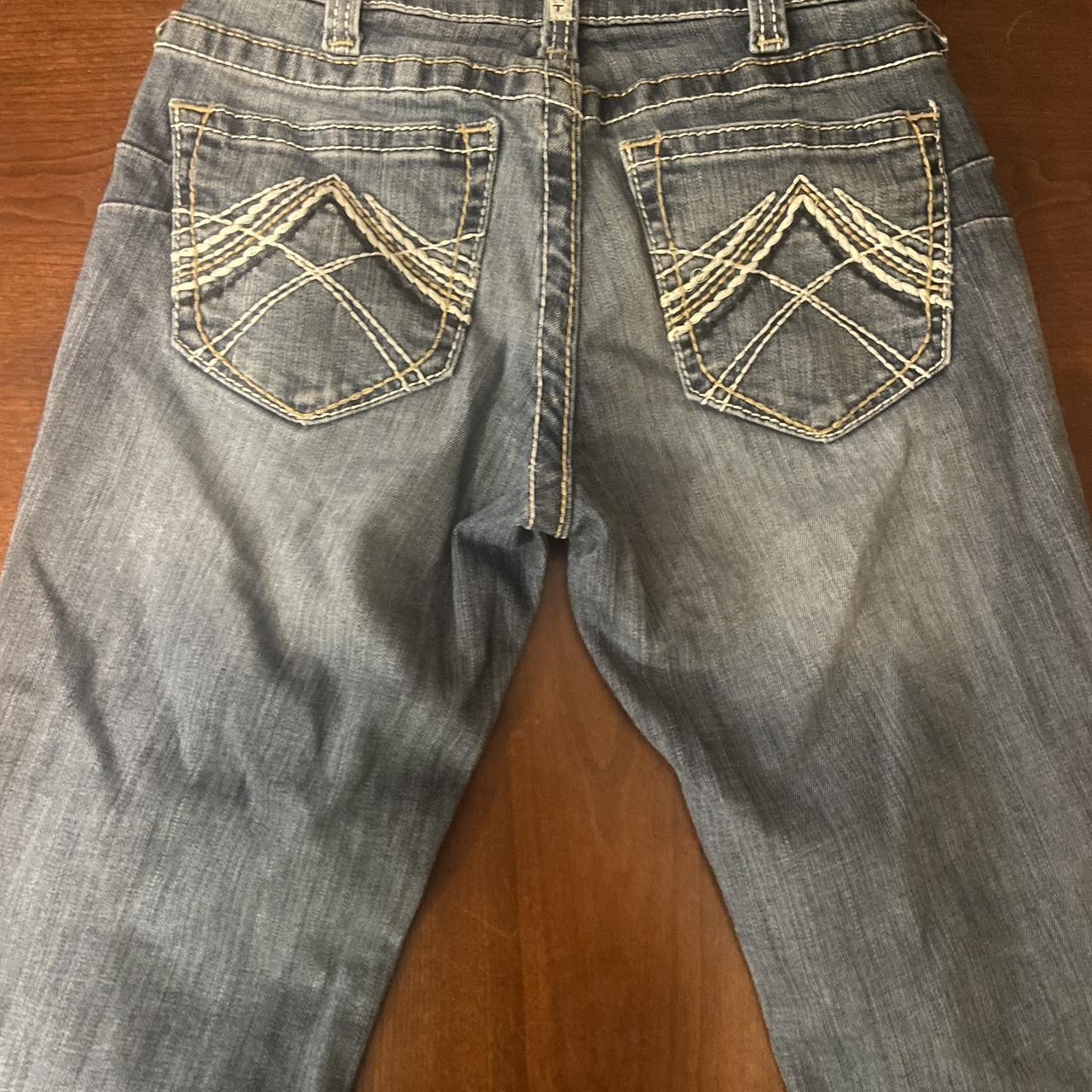 Brand new Ariat REAL denim low rise bootcut jeans... - Depop