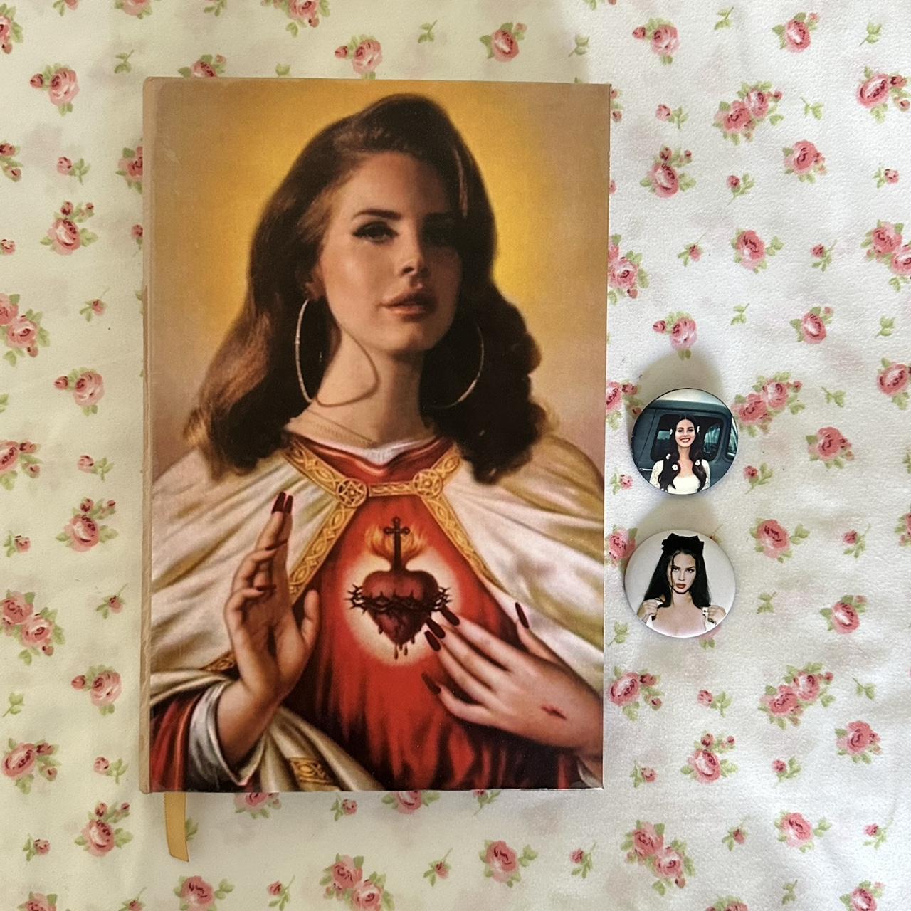 lana del rey book with white blank pages and two... - Depop