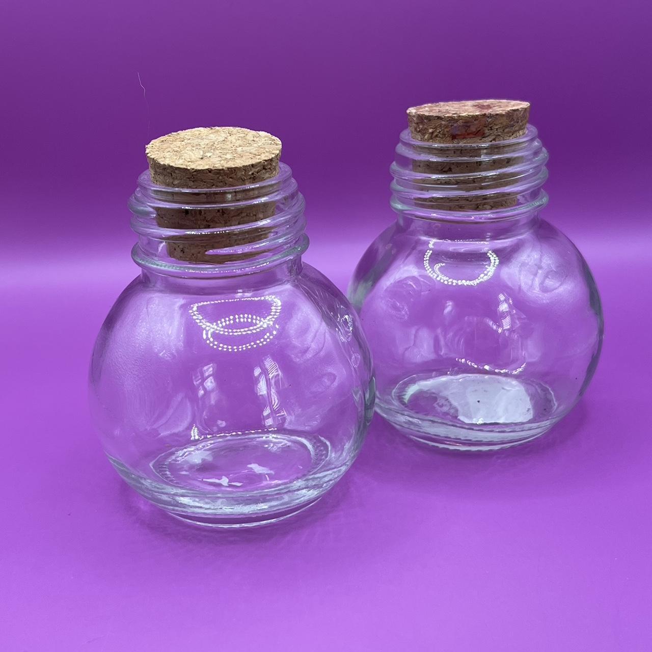 •Small Spherical Vials - Depop