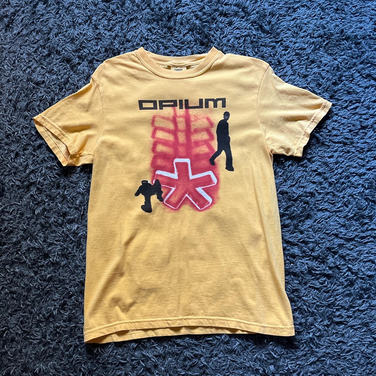 opium t-shirt neniom brand size small wore once - Depop